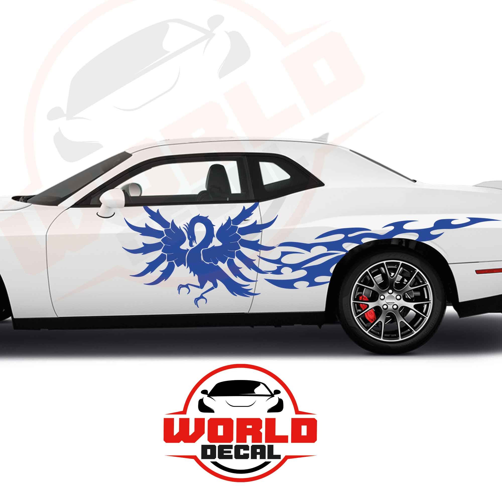 Phoenix Decal Flaming Phoenix Decal Graphic Decal Special Design Decal ...