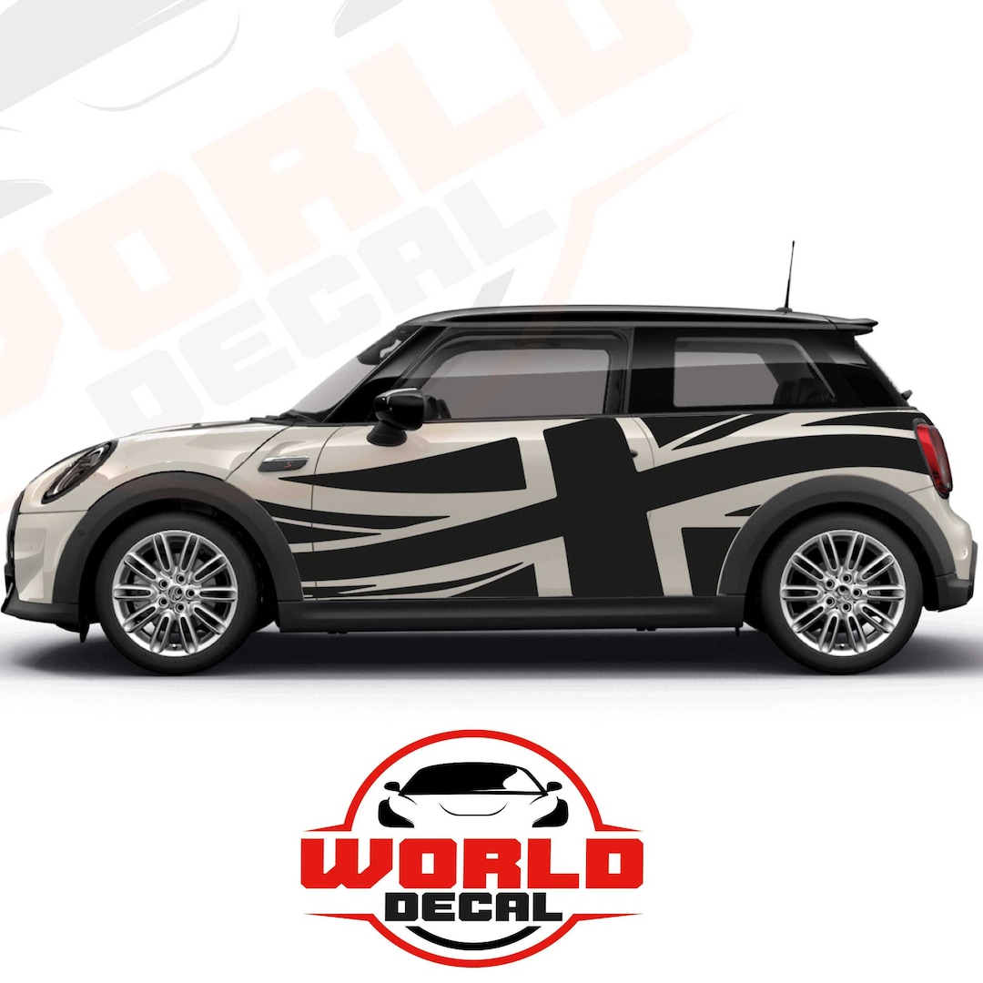 Mini Cooper UK Decal United Kingdoom Flag Decal Mini Cooper Decal ...