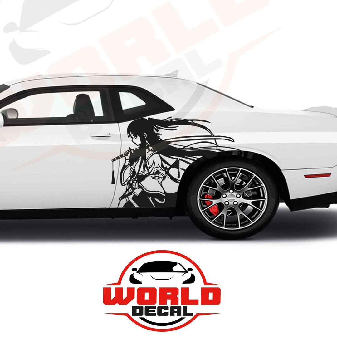 Samurai Anime Decal Graphic Decal Special Design Decal Mustang Charger ...