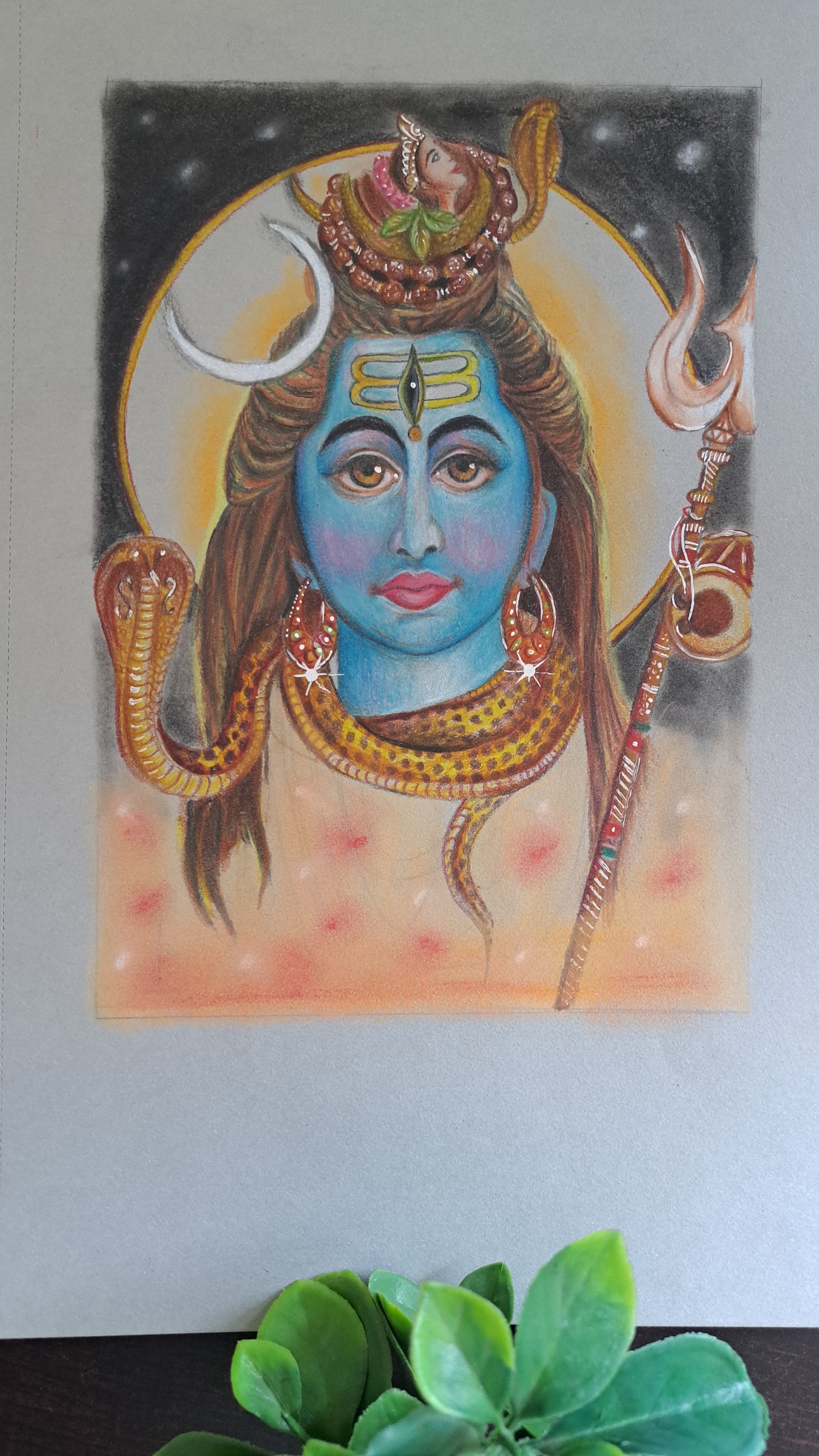Shiv Painting ,handmed Panting ,painting for Gift and House Warming - Etsy