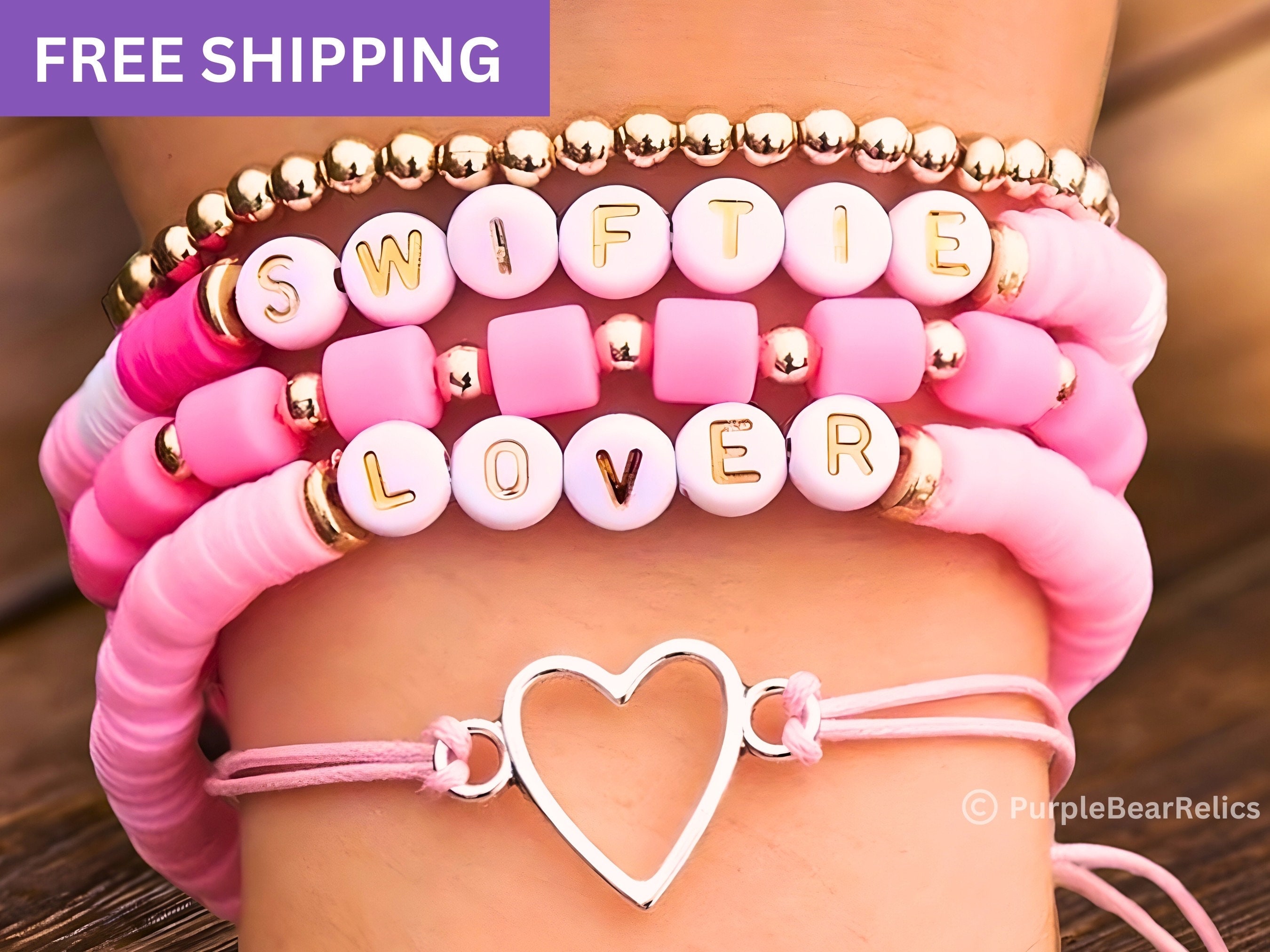 5 Pcs Taylor Bracelets Singer Inspired Friendship Bracelet Set for ...