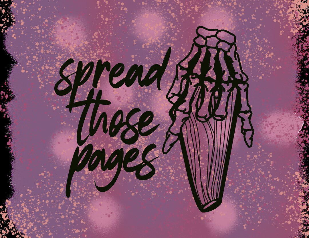 Spread Those Pages Png Etsy