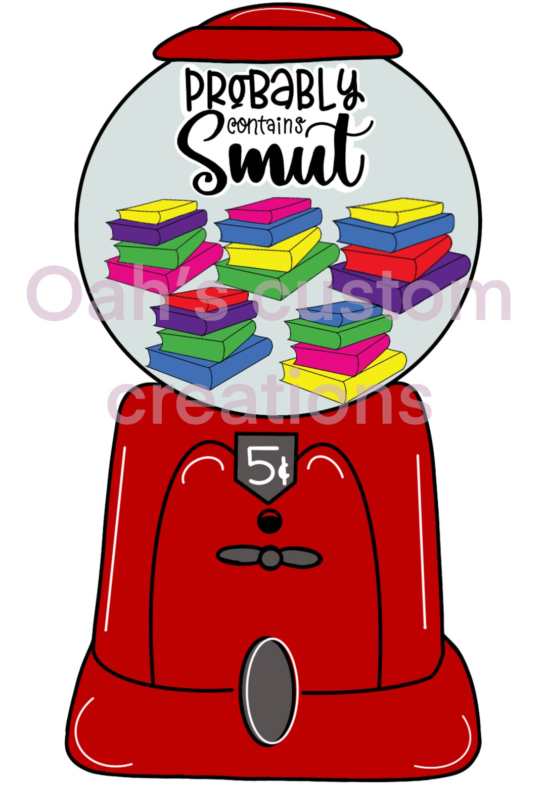 Gumball Machine Book Png - Etsy
