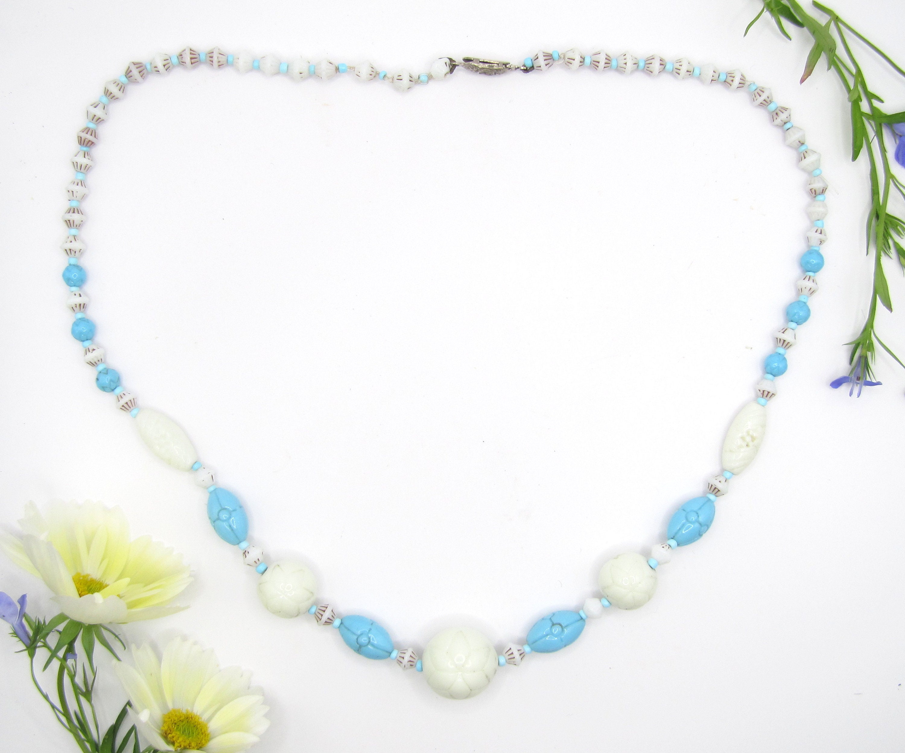 1930s Czechoslovakian Neiger Brothers Glass Necklace - Etsy