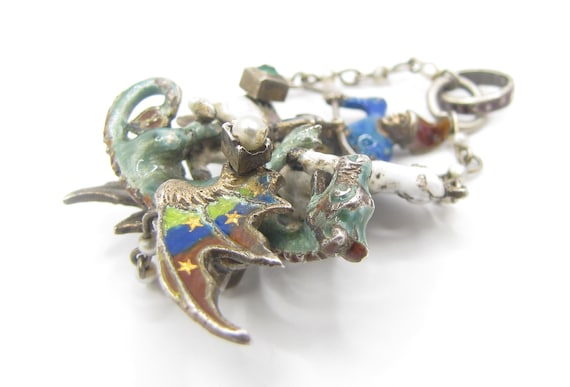 Victorian Austro Hungarian Silver Enamel George & The… - Gem