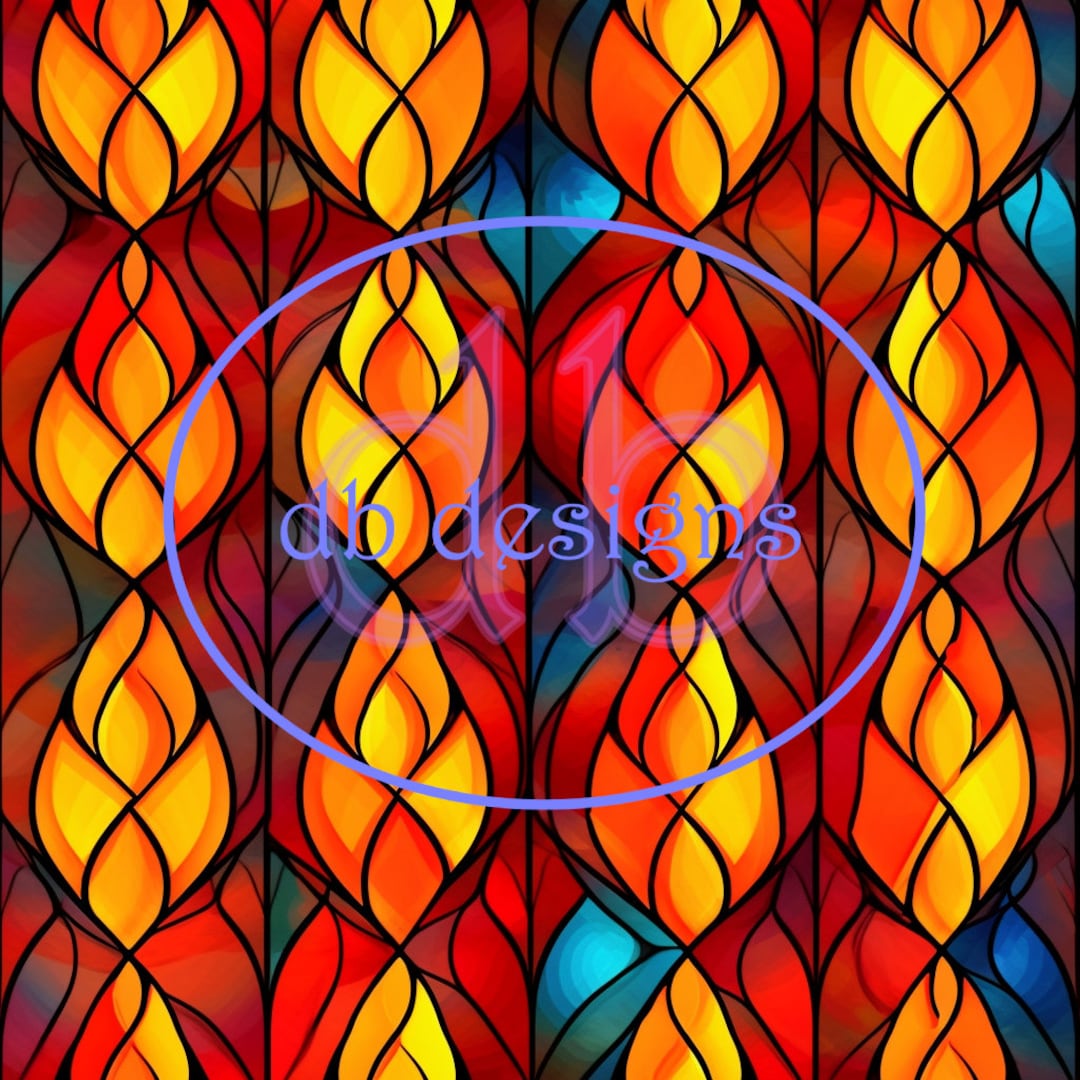 Flame Digital Paper Seamless Pattern, Digital Paper, Seamless Pattern ...