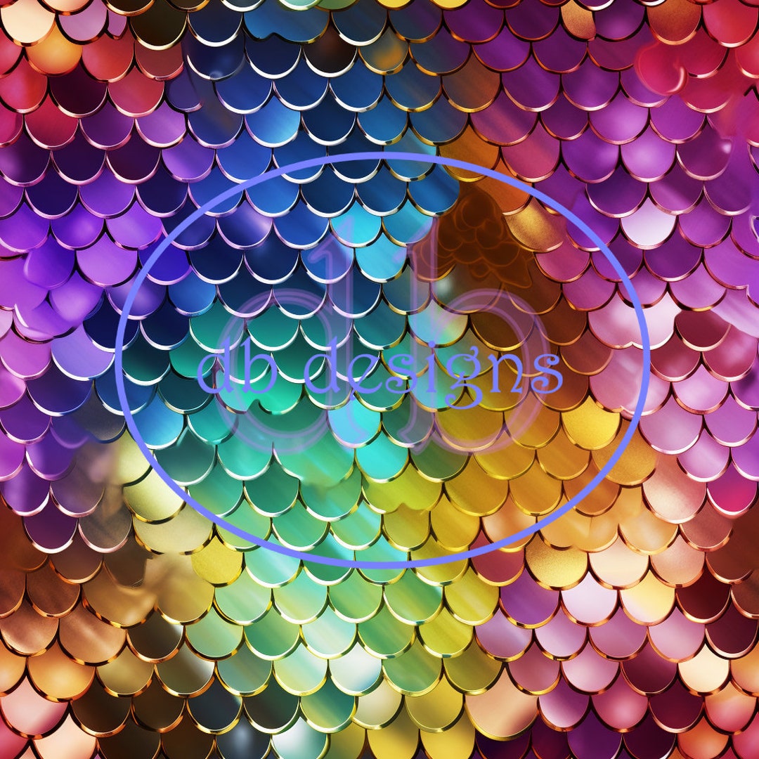 Dragon Scales Craft Paper Seamless Pattern, Digital Paper, Seamless ...