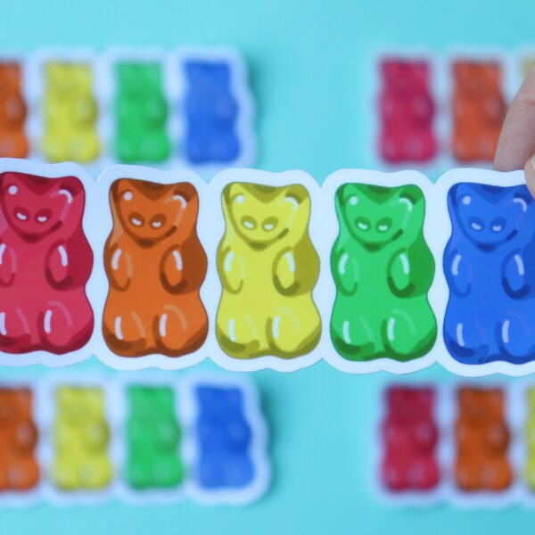 Gay Pride Candy Stickers - Etsy