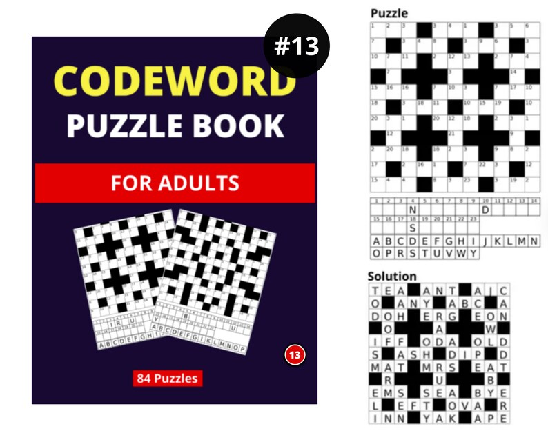 Puzzles Bundle #13, 8 Unique PDF Printable Puzzle Books, Calcudoku ...