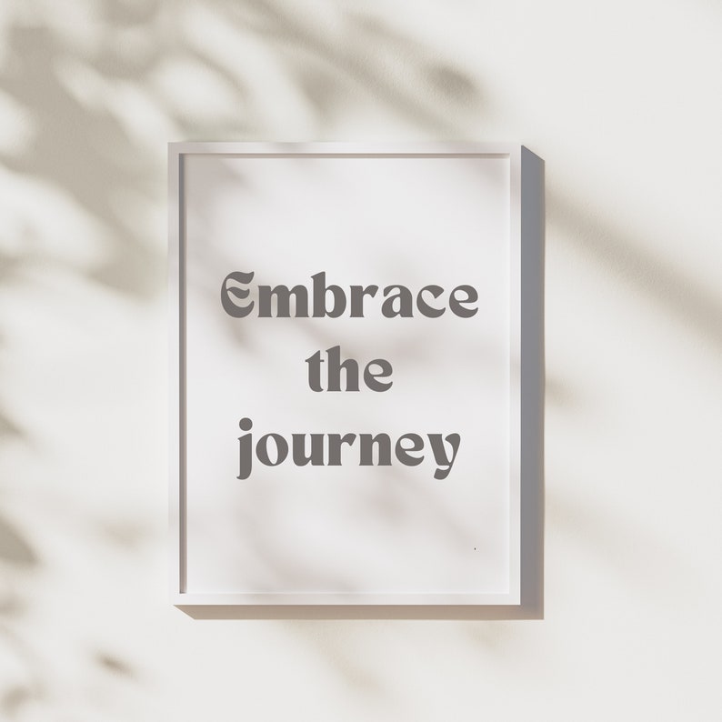 Minimalist Digital Printable embrace in Journey Wall Art for Home ...