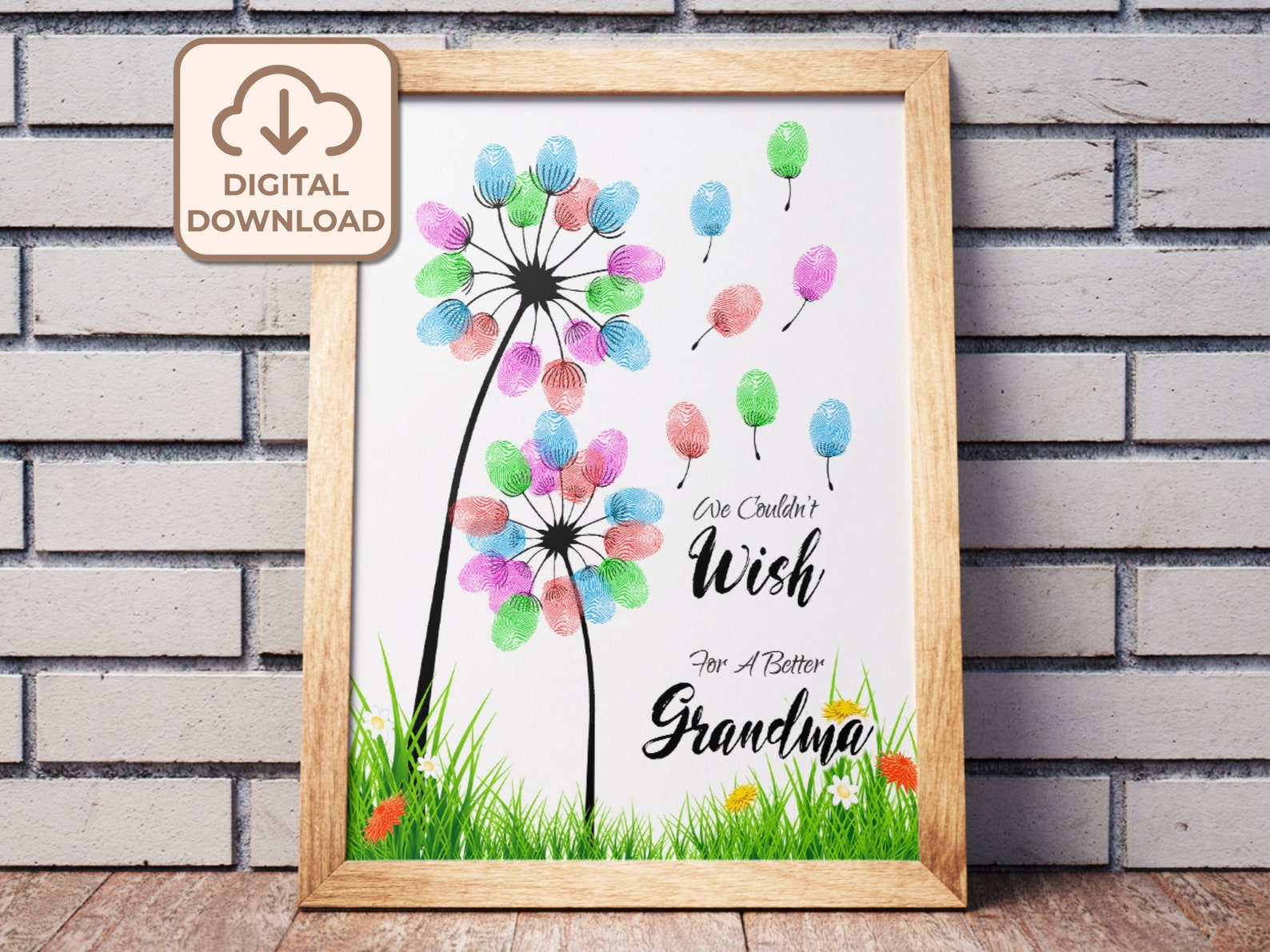 Kids Baby Toddler Fingerprint Art, Mothers Day Fingerprint, Handprint ...