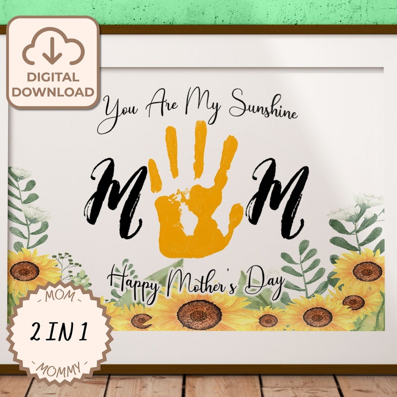 You Are My Sunshine Handprint - Etsy