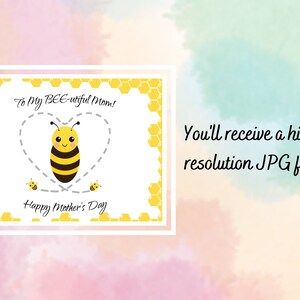 Mother's Day Bee Handprint Craft, Custom Handprint Craft, Custom ...