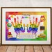 First Day at School Handprint Art Kids Handprint Art - Etsy
