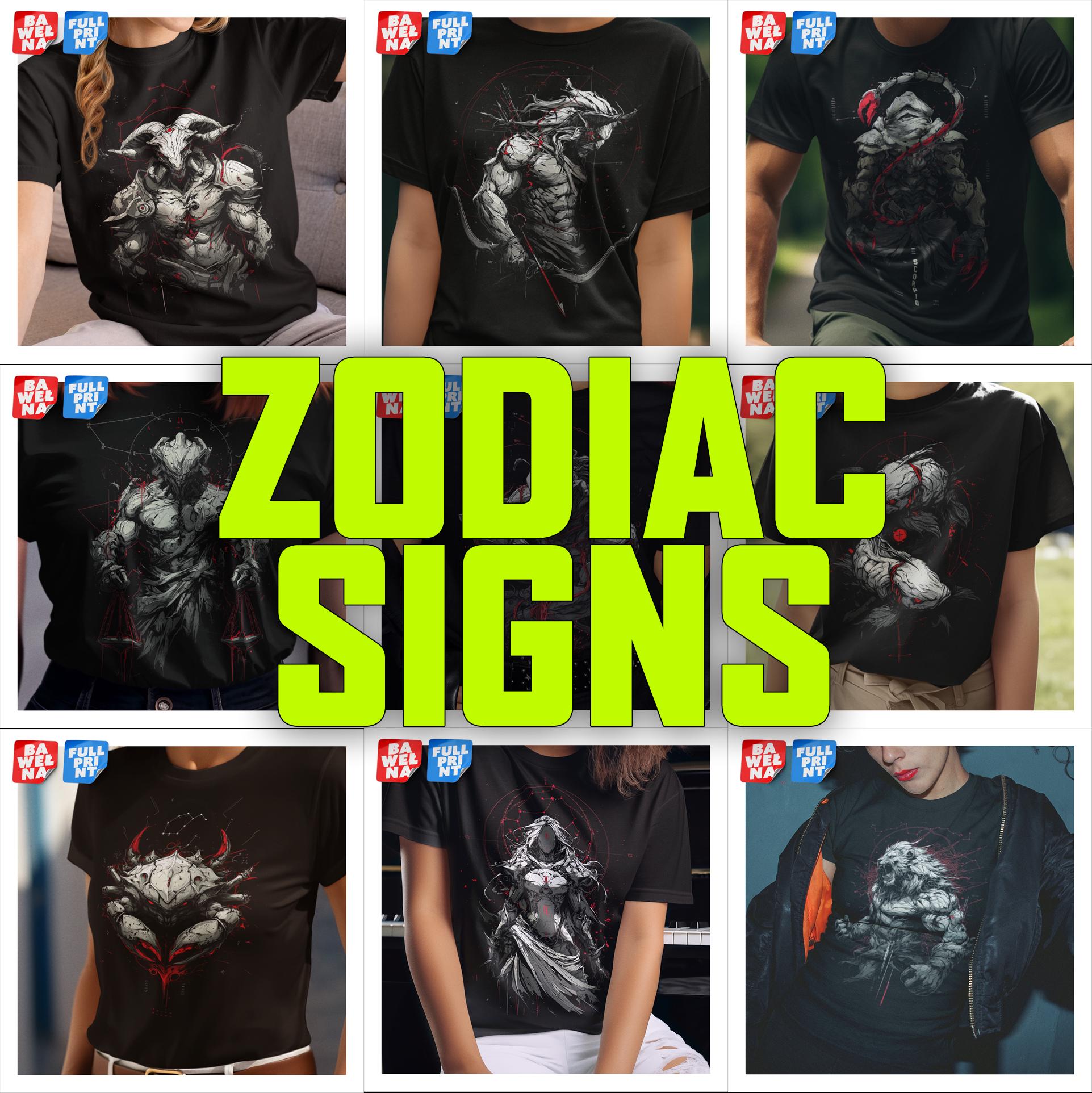 Dark Fantasy Zodiac Sign: Gothic Astrology Art - Etsy