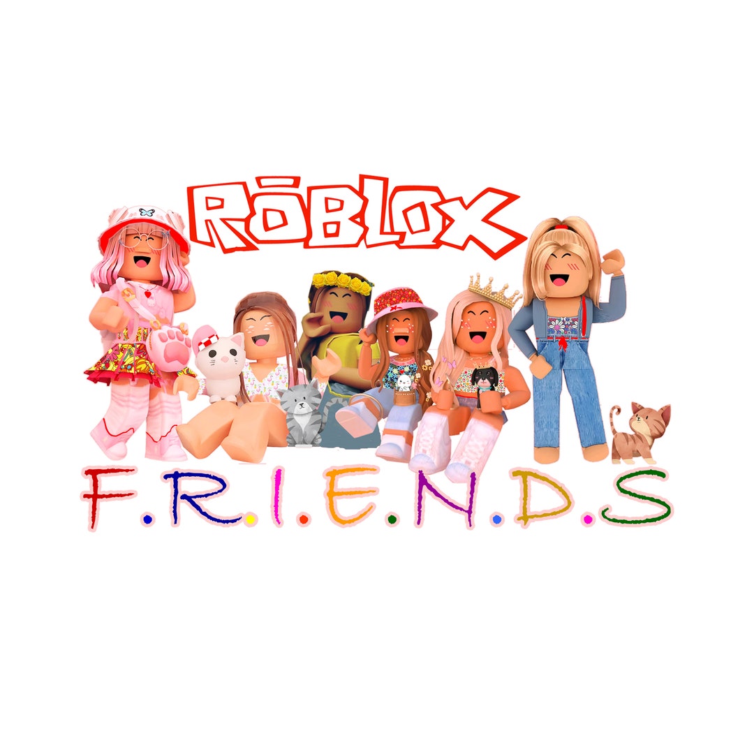 Roblox girls svg PNG Tumbler Roblox Roblox friends svg - Etsy España