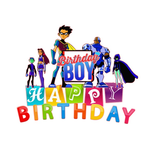 Teen Titans Go Svg - Etsy