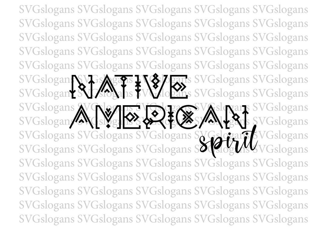 Native American Spirit SVG, PNG, PDF Digital Files for Instant Download ...