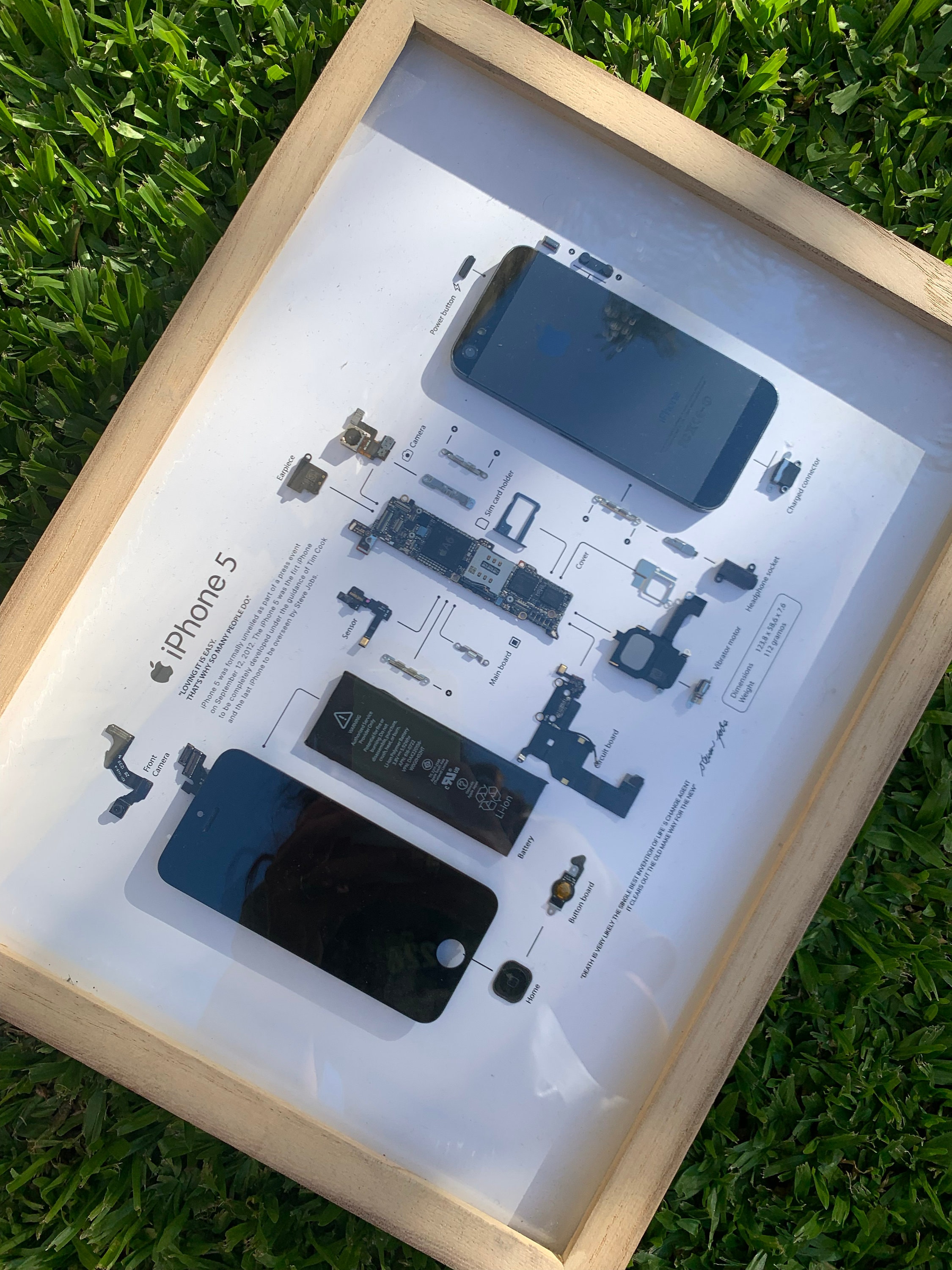 IPhone 5 Teardown Art Template - iPhone Teardown Templates for A3 ...