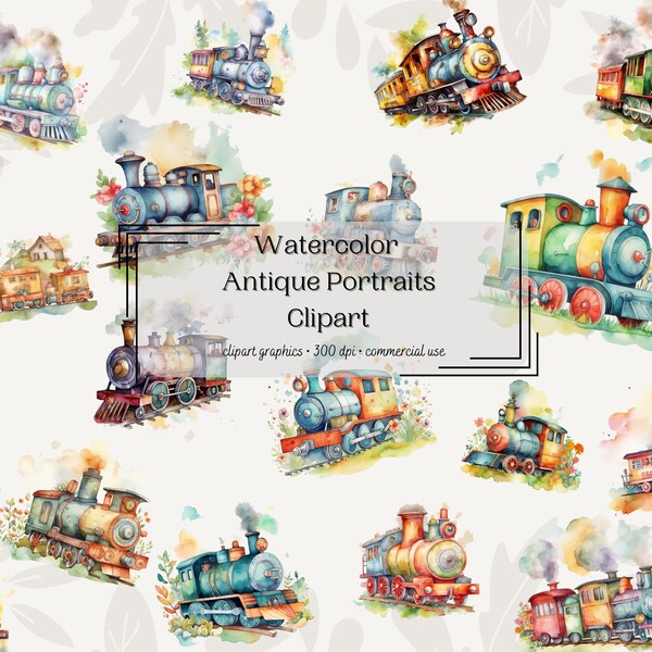 Train Clipart - Etsy