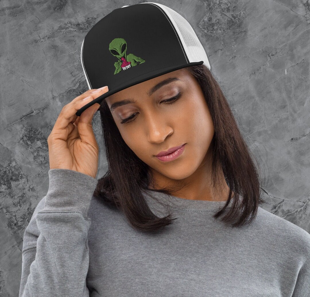Alien Sundae Mesh Trucker Cap - Etsy
