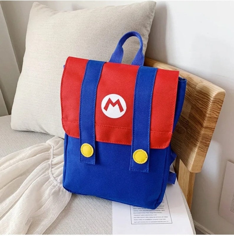 Super Mario Bros Backpack Mario & Luigi Brothers Bag - Etsy