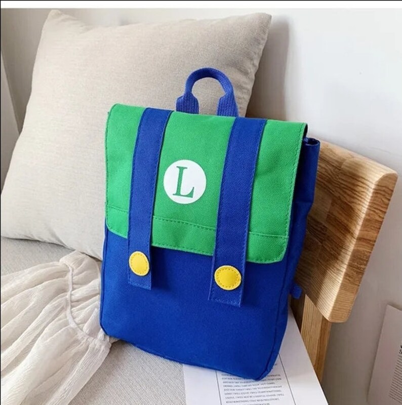Super Mario Bros Backpack Mario & Luigi Brothers Bag - Etsy