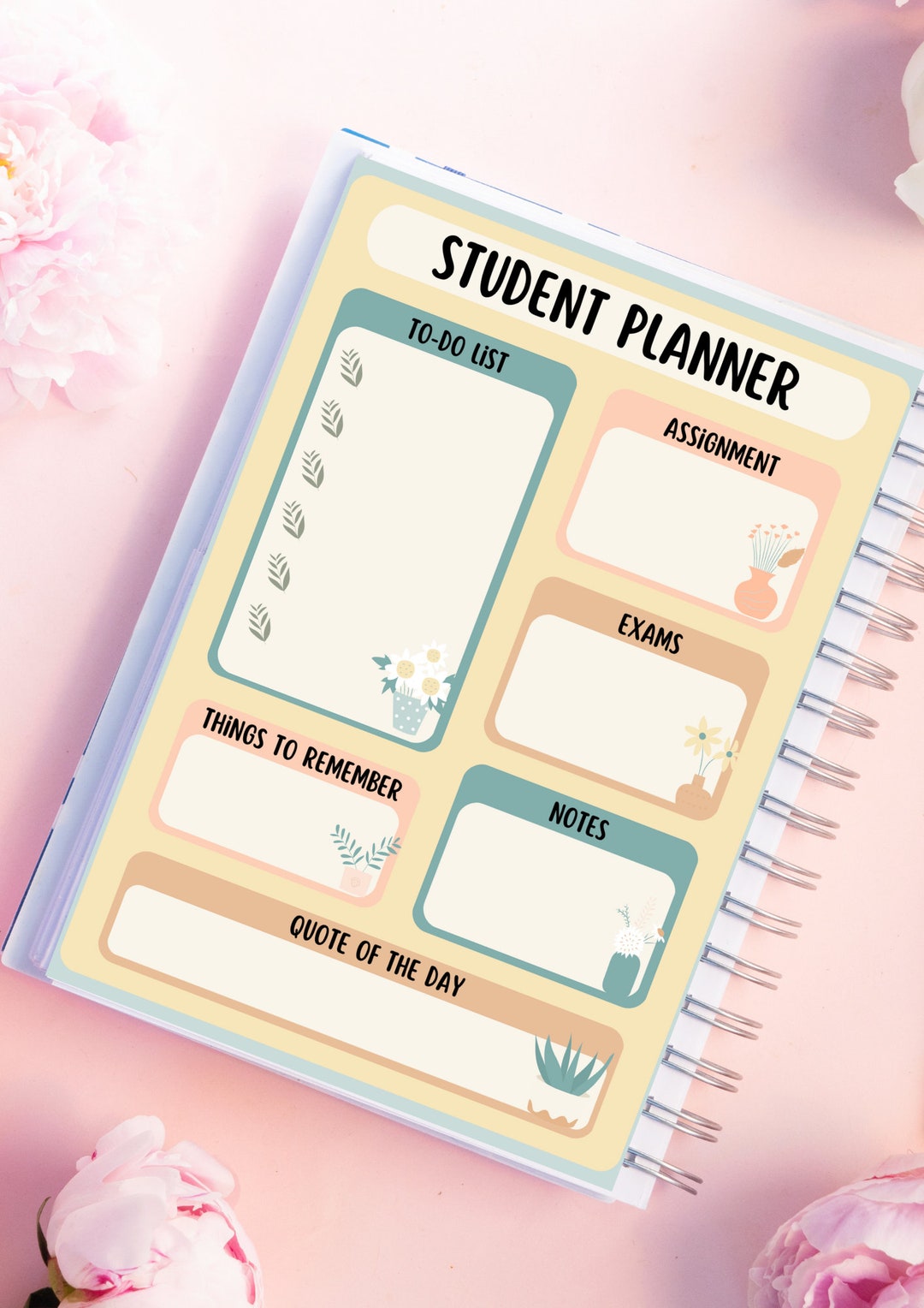 Assignment Tracker, Project Planner, Digital Study Planner, Academic ...