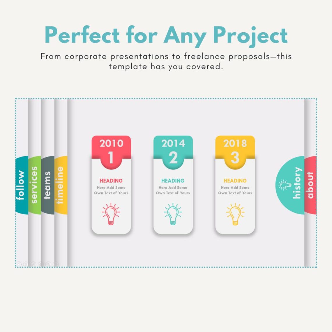 Animated Powerpoint Slide Template , Creative and Dynamic Presentation ...