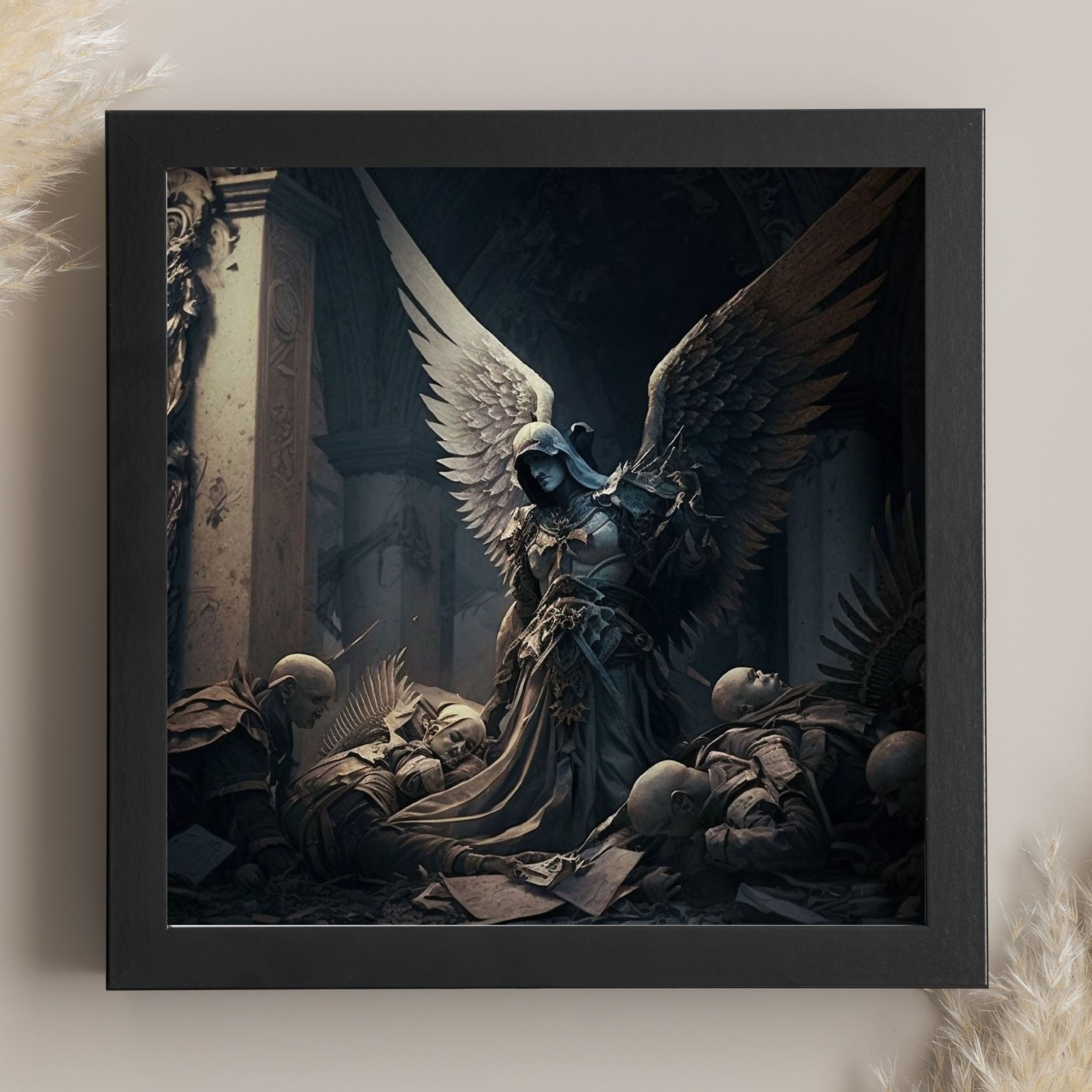 Digital Download Medieval Angel of Death, Supernatural Medieval War ...