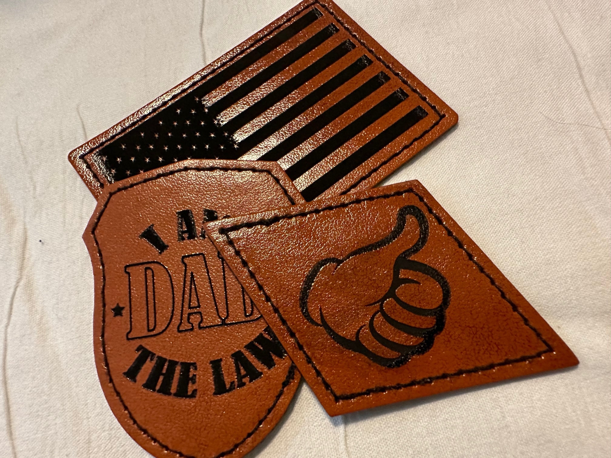 Iron on Leather Hat Patches - Etsy