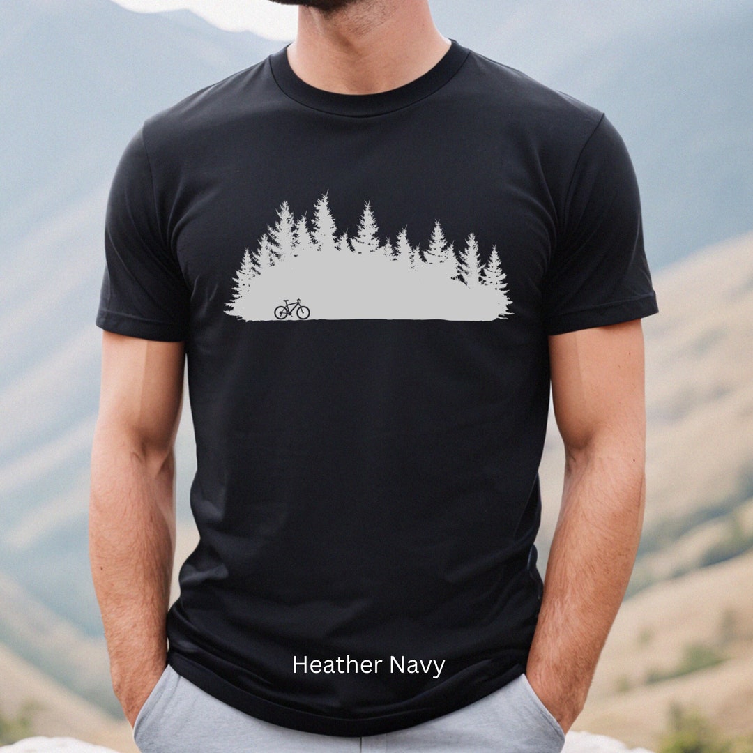 Woods Bike T, Mountain Bike T-shirt, Mtb T-shirt, Mountain Bike Gift ...