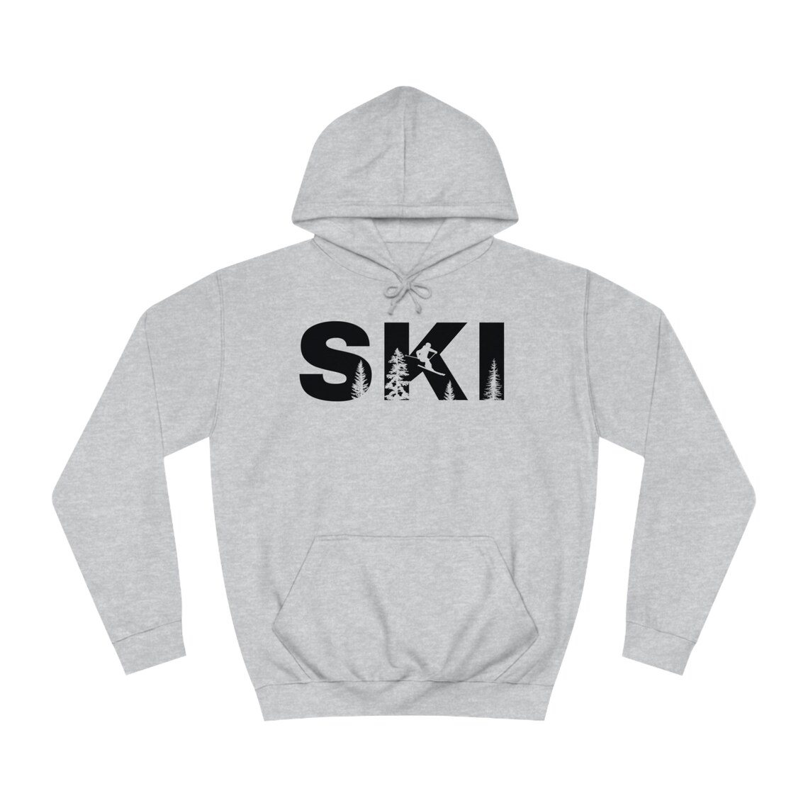 Ski Hoodie, Backcountry Hoodie, Apres Ski Hoodie, Ski Trip Hoodie Snow ...