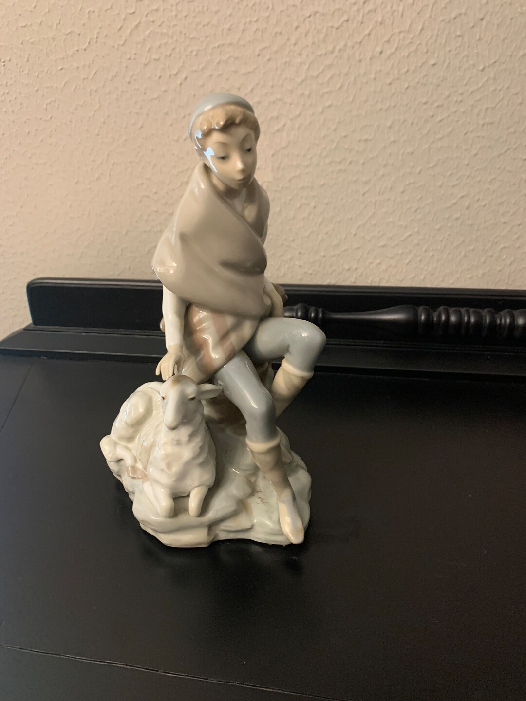 Vintage Lladró Porcelain Little Shepherd With Goat - Etsy