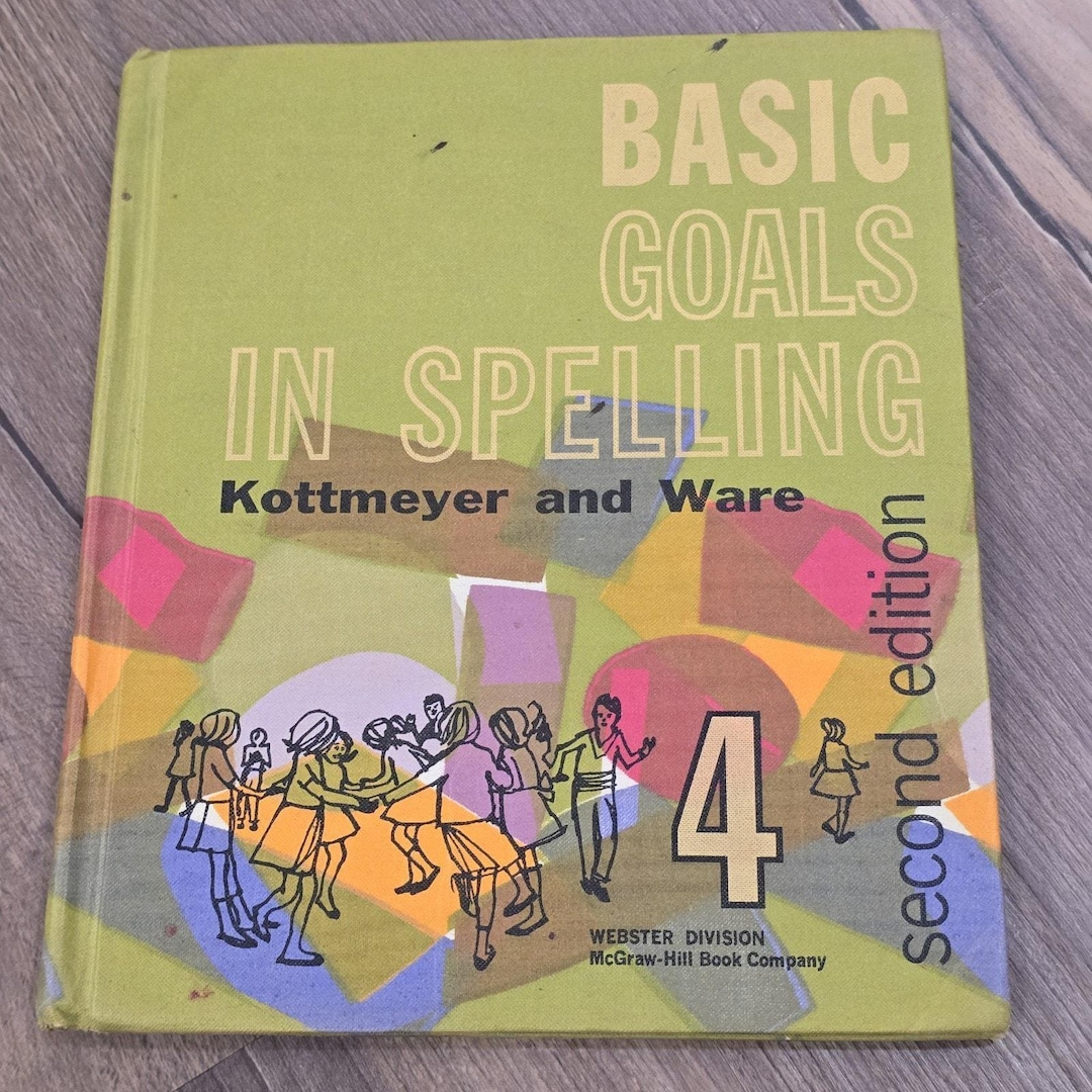 Basic Goals in Spelling 4 Webster 2nd Edition Vintage Hardback School ...