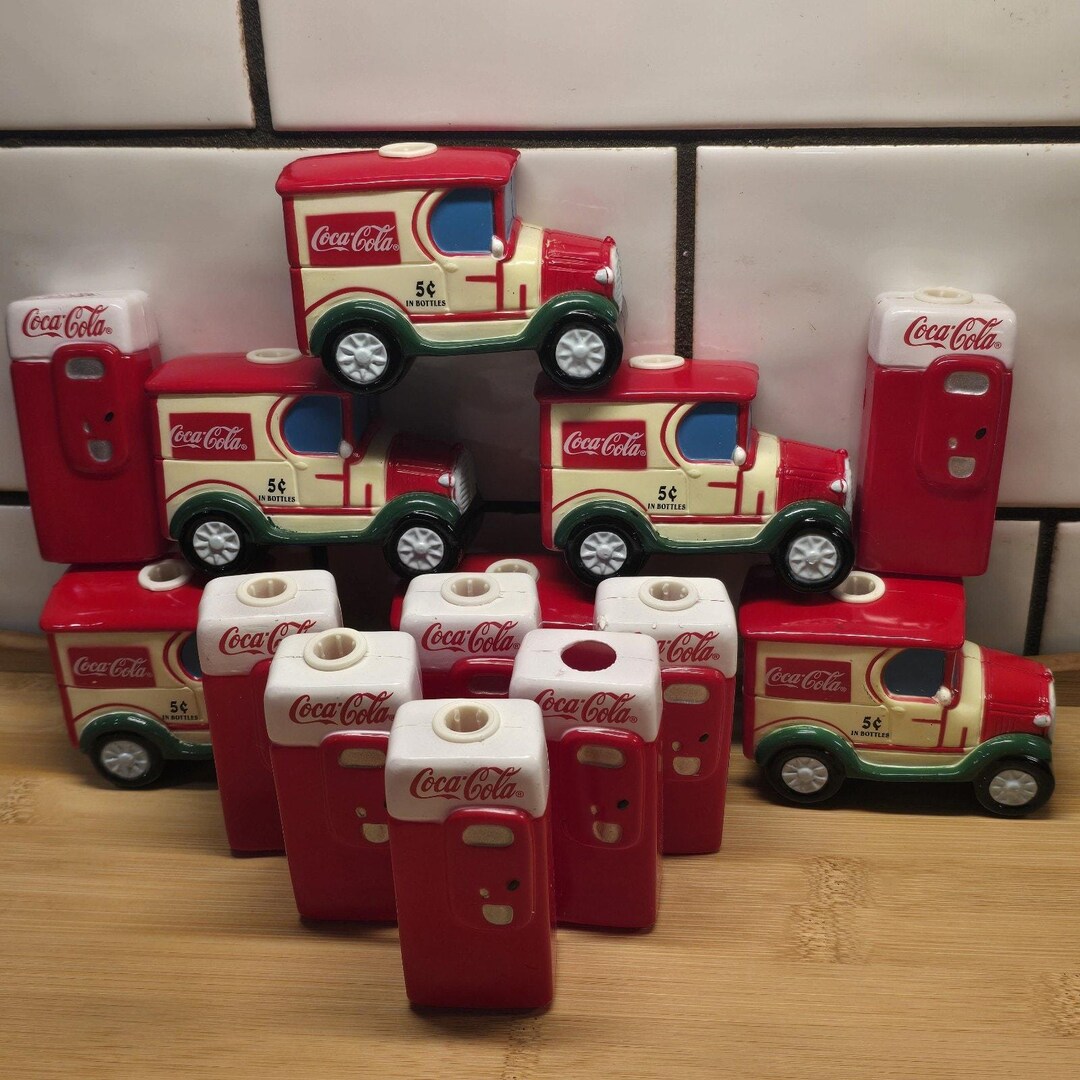 20 Vintage Blow Mold Coca-cola String Light Covers Refrigerators ...