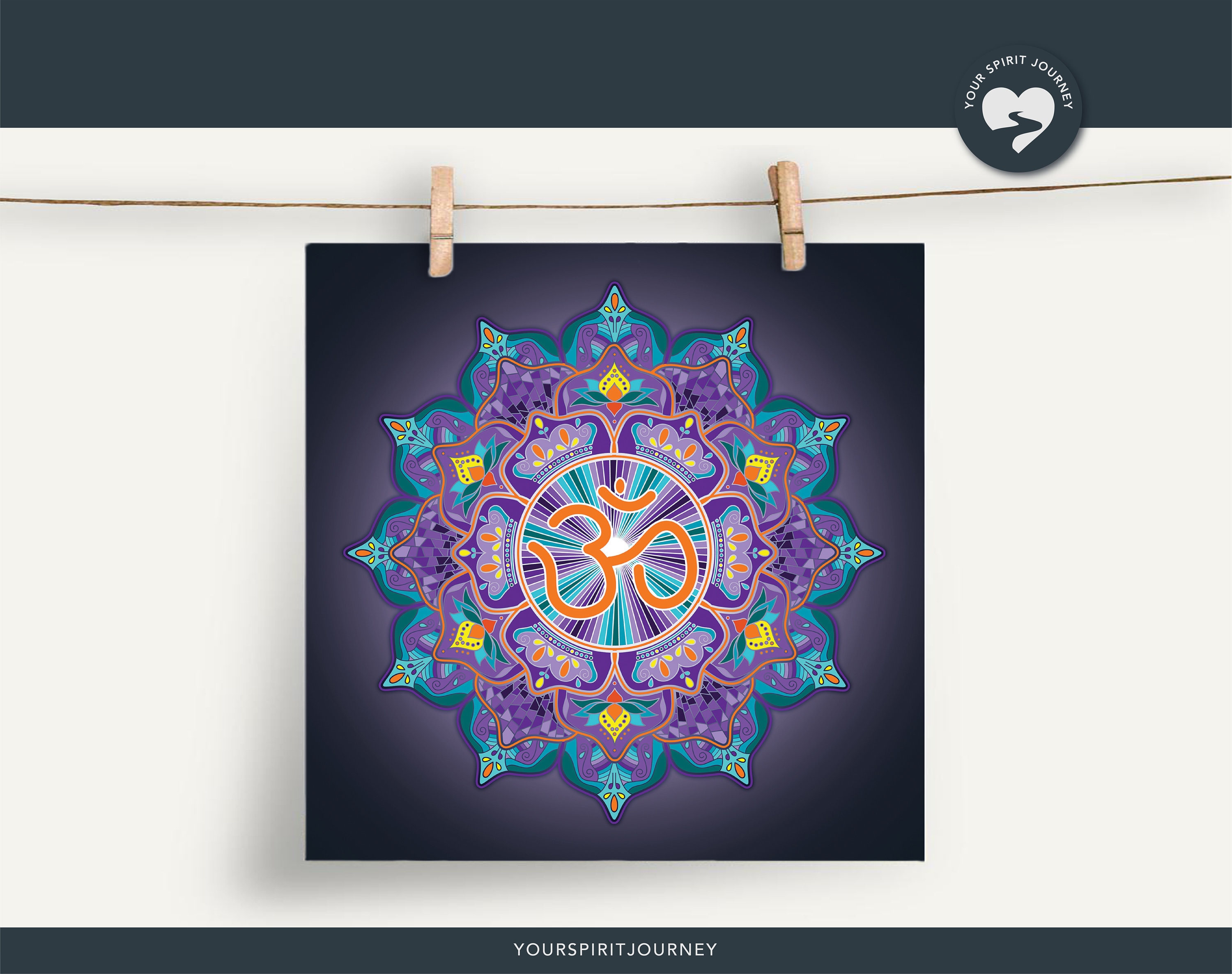 7 Chakra Mandala Posters Instant Download, Wall Art - Etsy