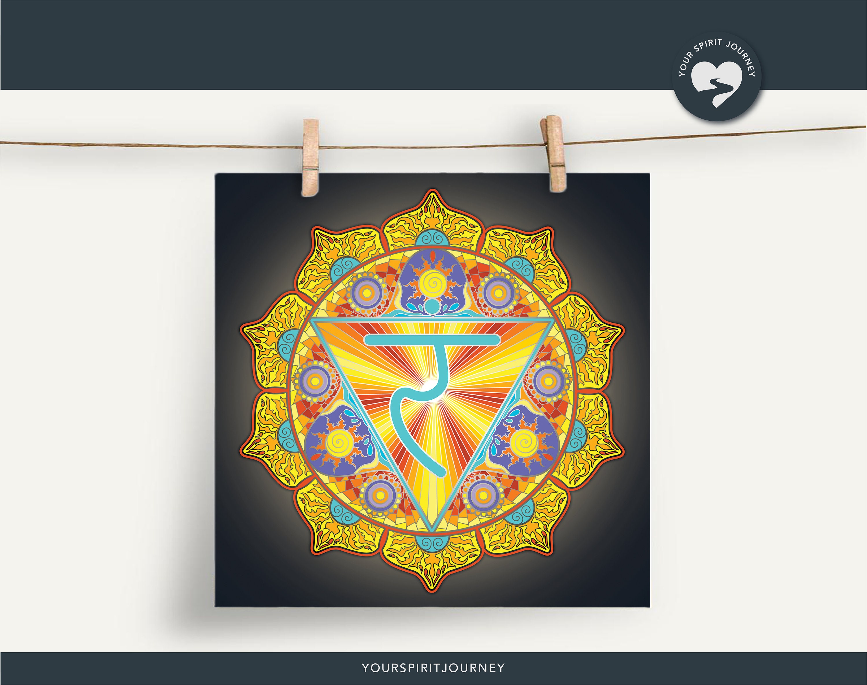 7 Chakra Mandala Posters Instant Download, Wall Art - Etsy