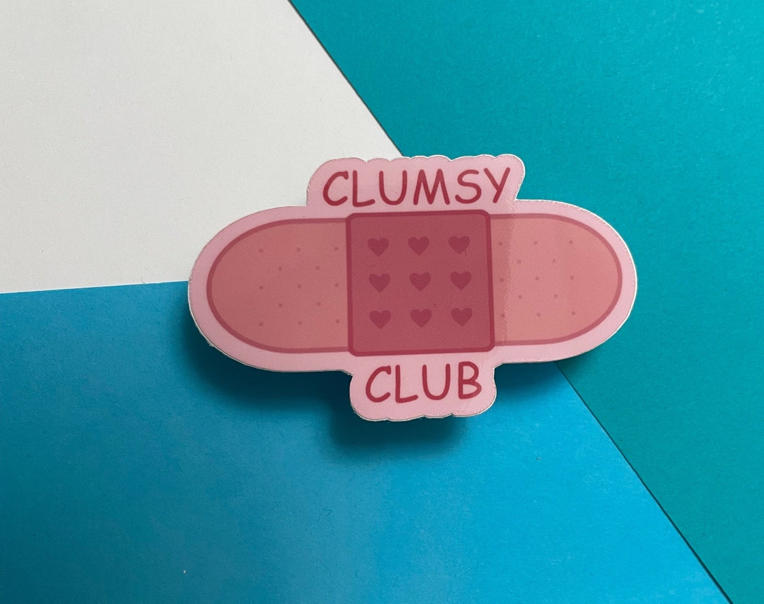 Clumsy Club Sticker - Etsy