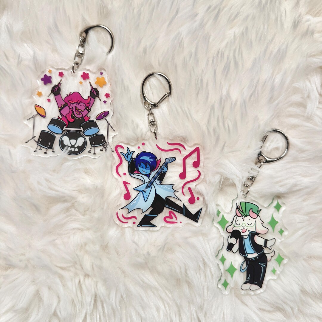 Deltarune Band Keychain Charms New Chapters Deltarune Chapter 3 Chapter ...