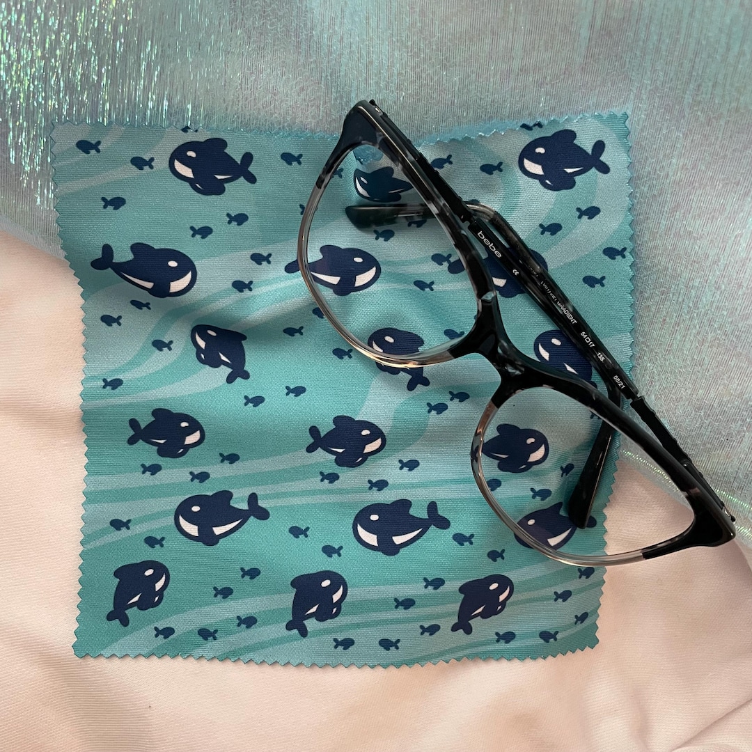 Orca Whale Lens Cleaning Cloth - Etsy