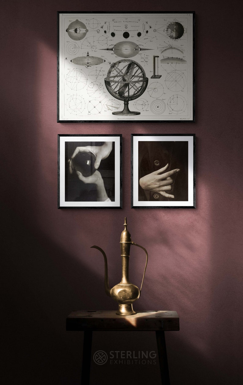 15 Piece Blue Coven Artwork Bundle, Gallery Wall, Witchy, Cottagecore ...