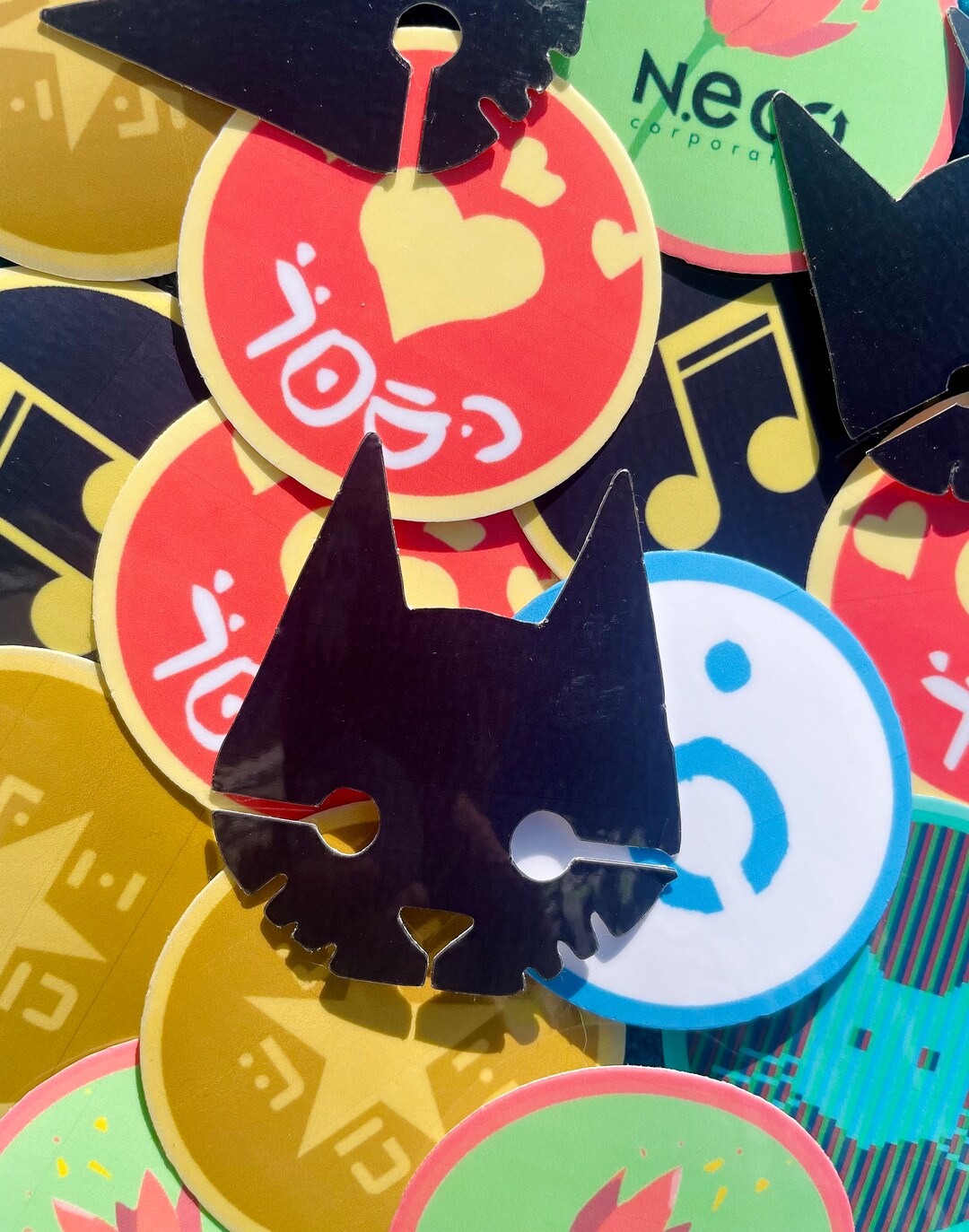 Stray Cat Game Stickers- Patch Designs - Etsy