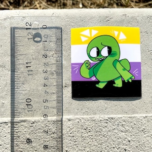 BFB Alegbralien Non Binary Stickers - Etsy