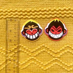 Monkie Kid Pride Stickers - Macaque and Sun Wukong - Etsy