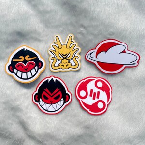 Monkie Kid Symbol Stickers - Etsy