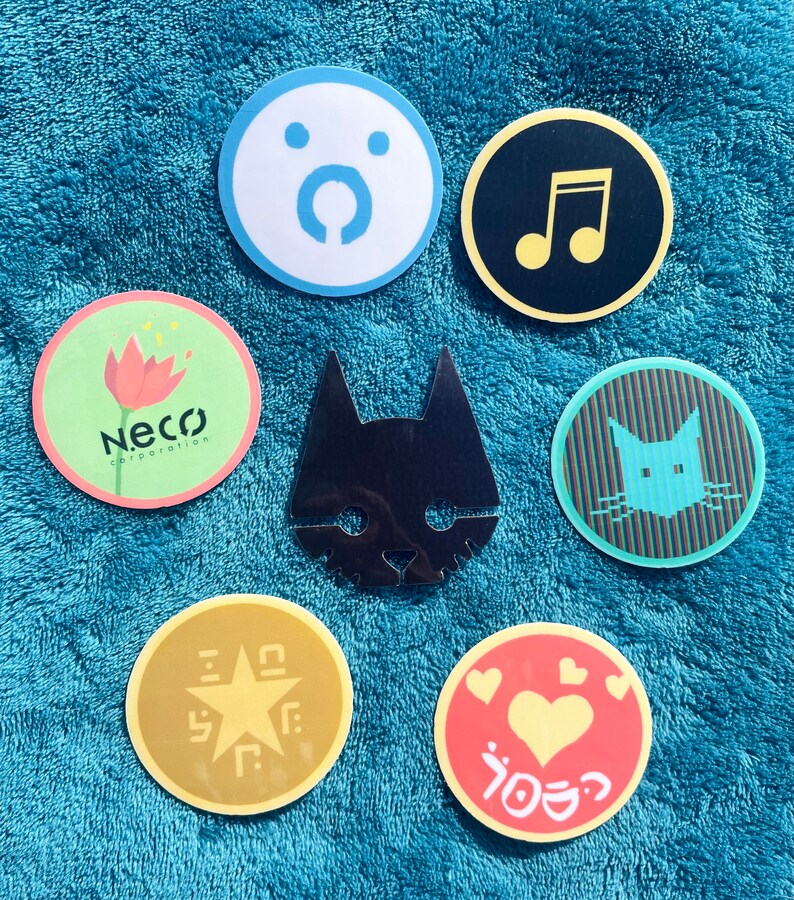 Stray Cat Game Stickers- Patch Designs - Etsy