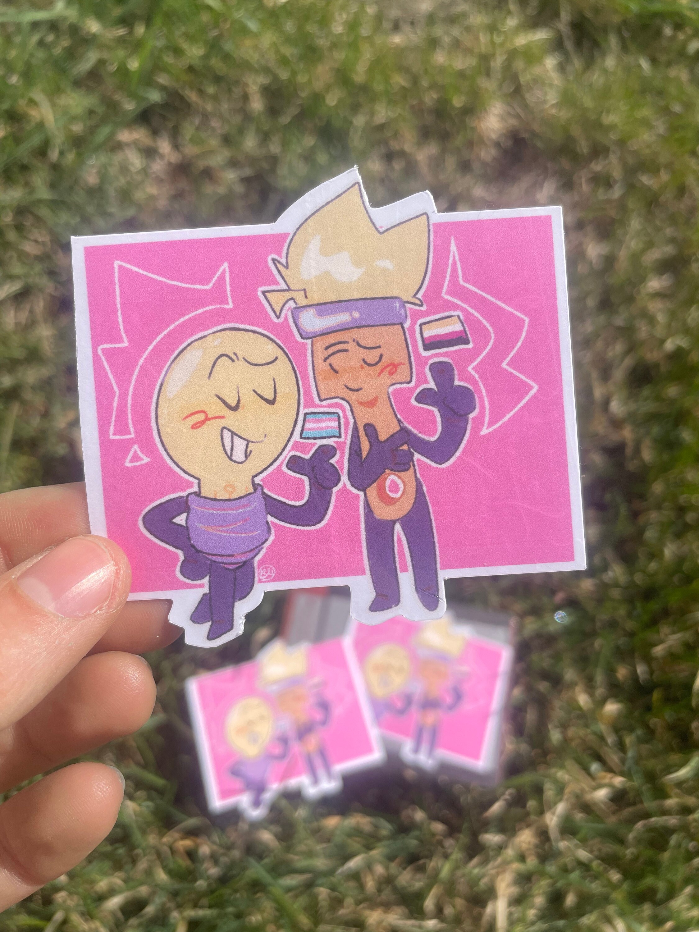 Inanimate Insanity Lightbulb & Paintbrush Sticker - Etsy Canada