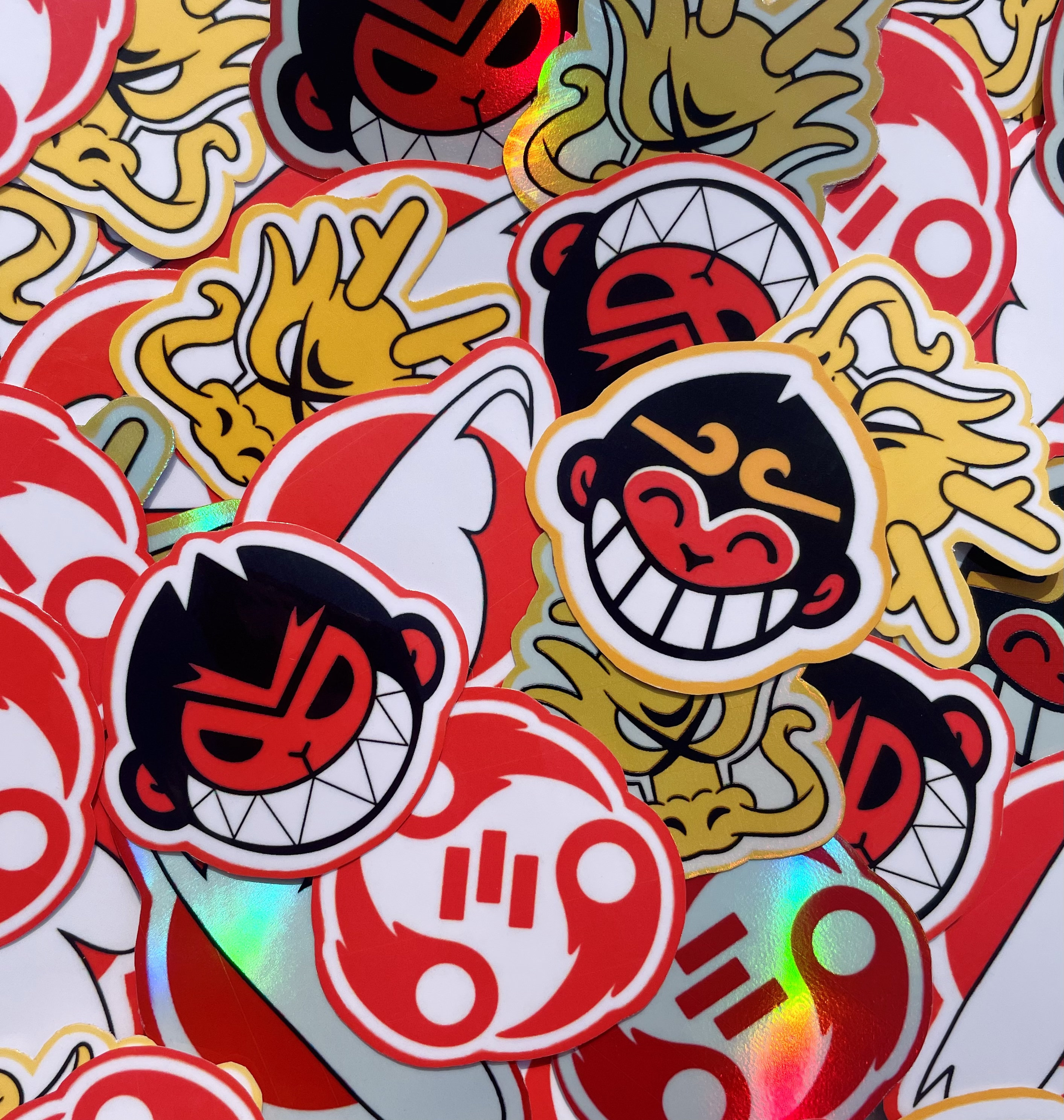 Monkie Kid Symbol Stickers - Etsy