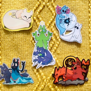 Rain World Slugcat Pairing Stickers - Etsy